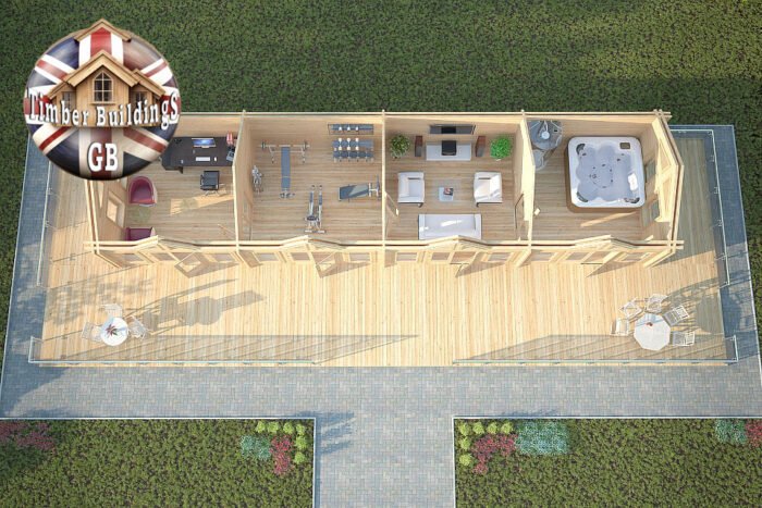 Garden Office Log Cabins - timberbuildingsgb.co.uk